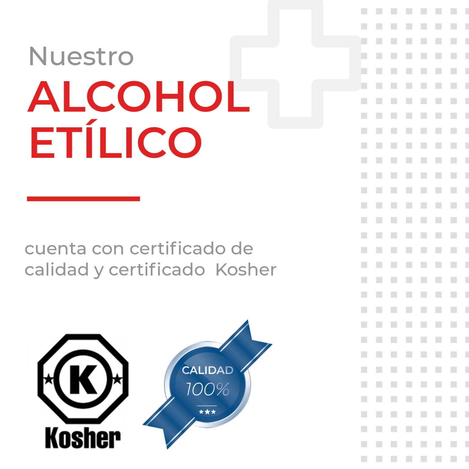 Alcohol Etílico 96° G.L. 1 litro - 12 piezas | Dafer Health